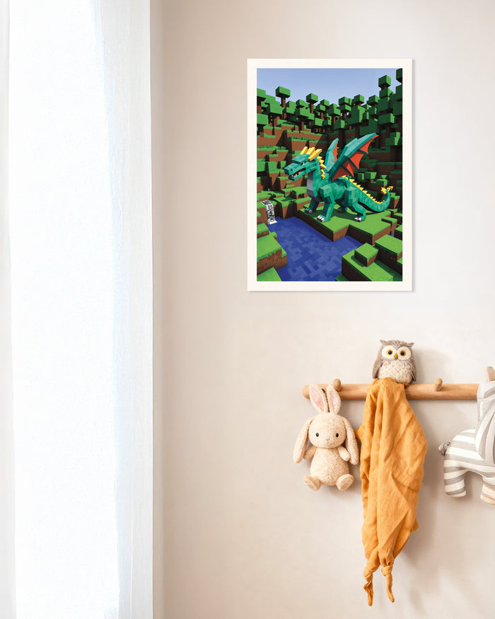 Affiches Minecraft – Art mural pixelisé pour gamers | Posterscape.fr