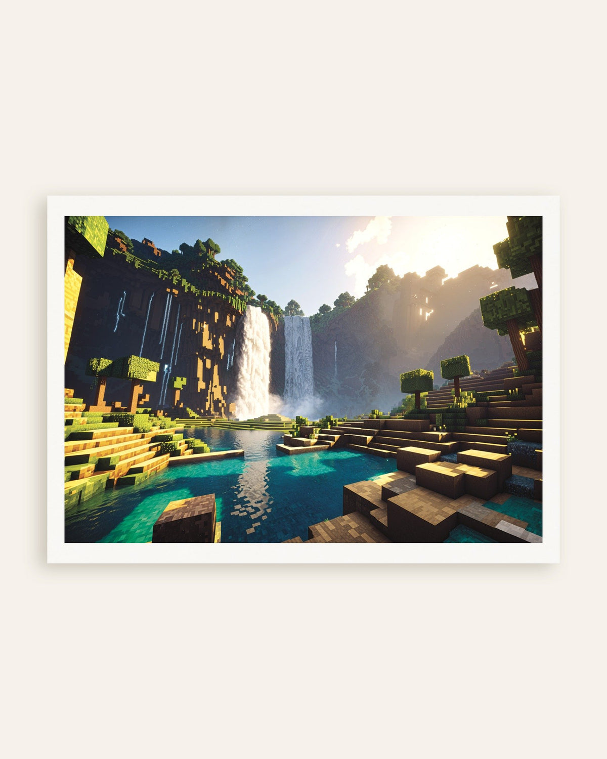 Affiches Minecraft – Art mural pixelisé pour gamers | Posterscape.fr